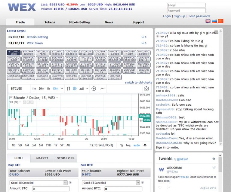 Wex Exchange Users Notify the Authorities over Withdrawal Difficulties