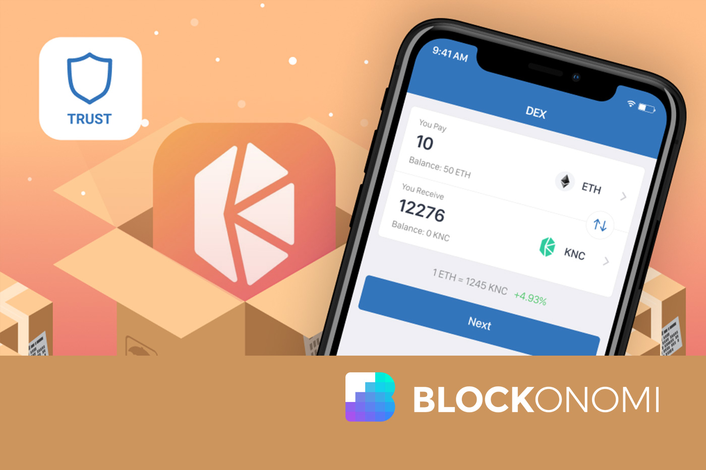 Binance Turns to Kyber Network (KNC) to DEX Out Its Trust Wallet