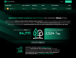 PEGA Pool: The Eco-Friendly Bitcoin Mining Pool to Launch 2023