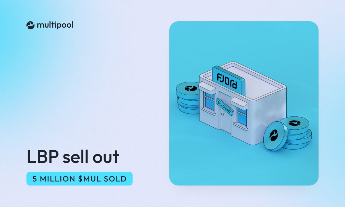 Multipool Sells Out Fjord Foundry LBP - Blockonomi Multipool Sells Out Fjord Foundry LBP - Blockonomi