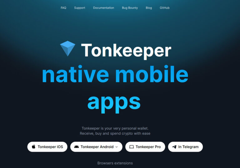 Tonkeeper: TON Network Native Cryptocurrency Wallet - Blockonomi