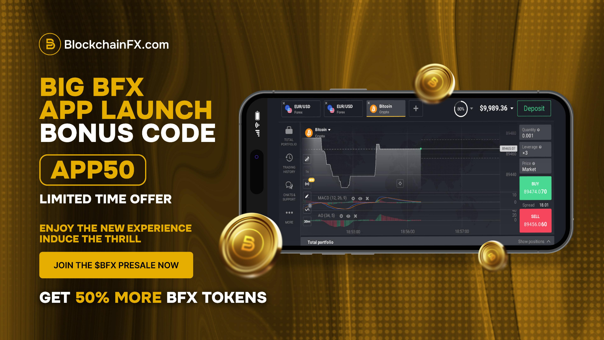 BlockchainFX ($BFX) Sets a Best Crypto Presale 2026 Benchmark While TAO ...