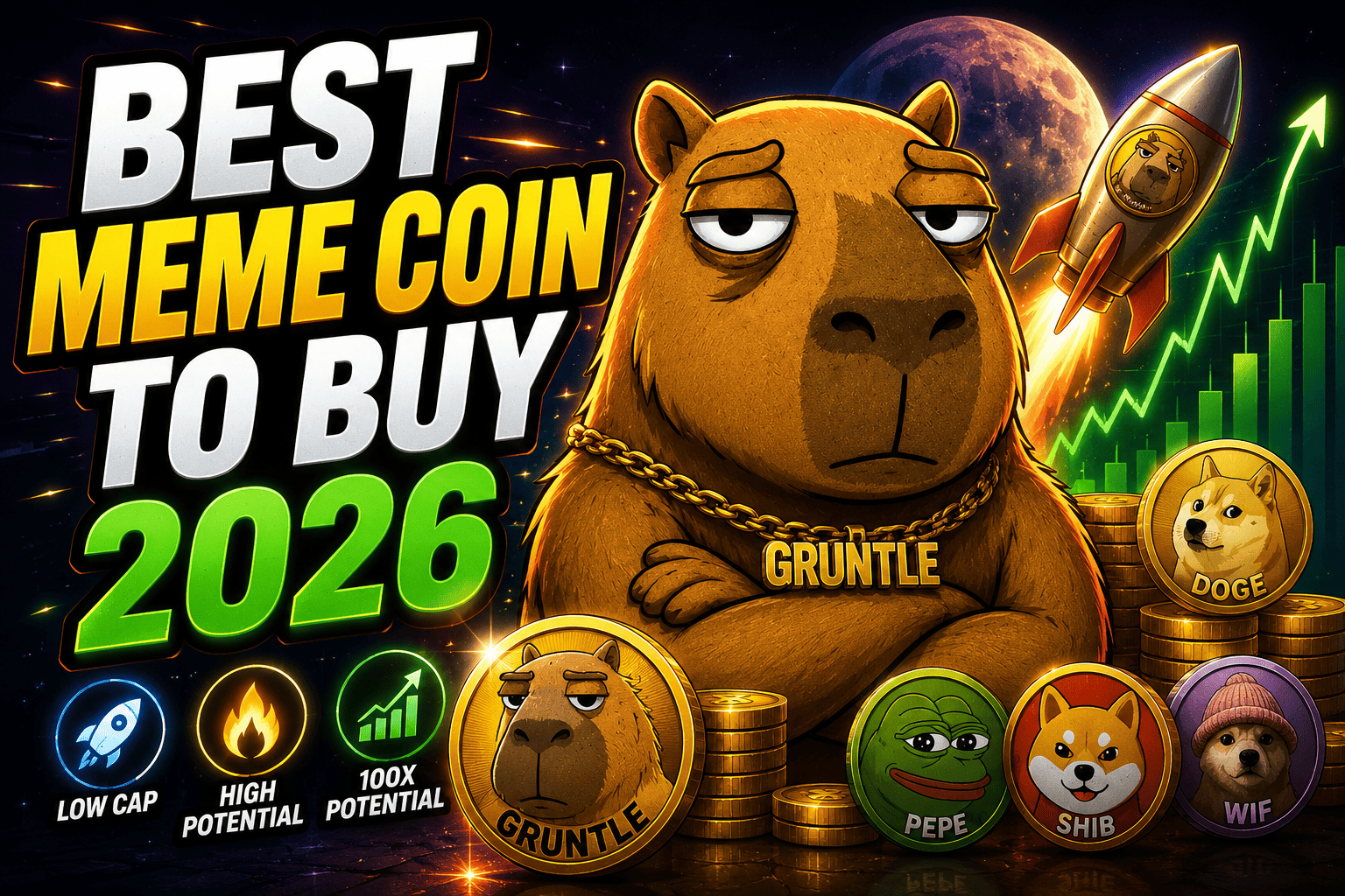 Best Meme Coin to Buy 2026: Bitcoin Slides to $70,308 as $GRUNTLE Hits ...