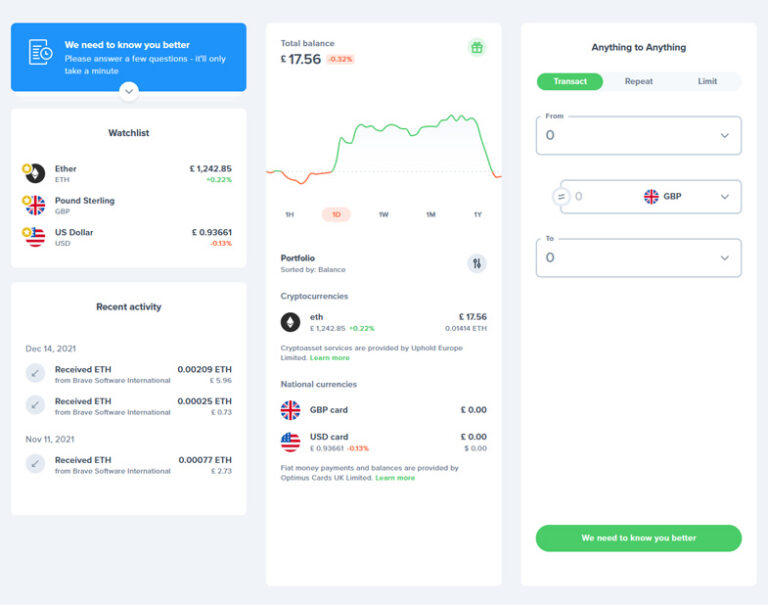 Uphold Review 2023: Crypto Exchange & Wallet Is It Safe? Pros & Cons